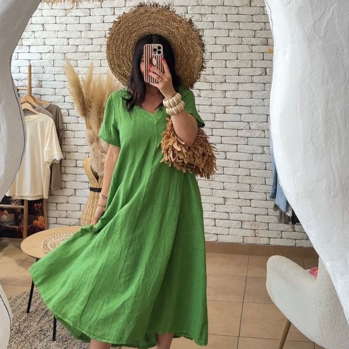 Solea Linen Dress | Bross